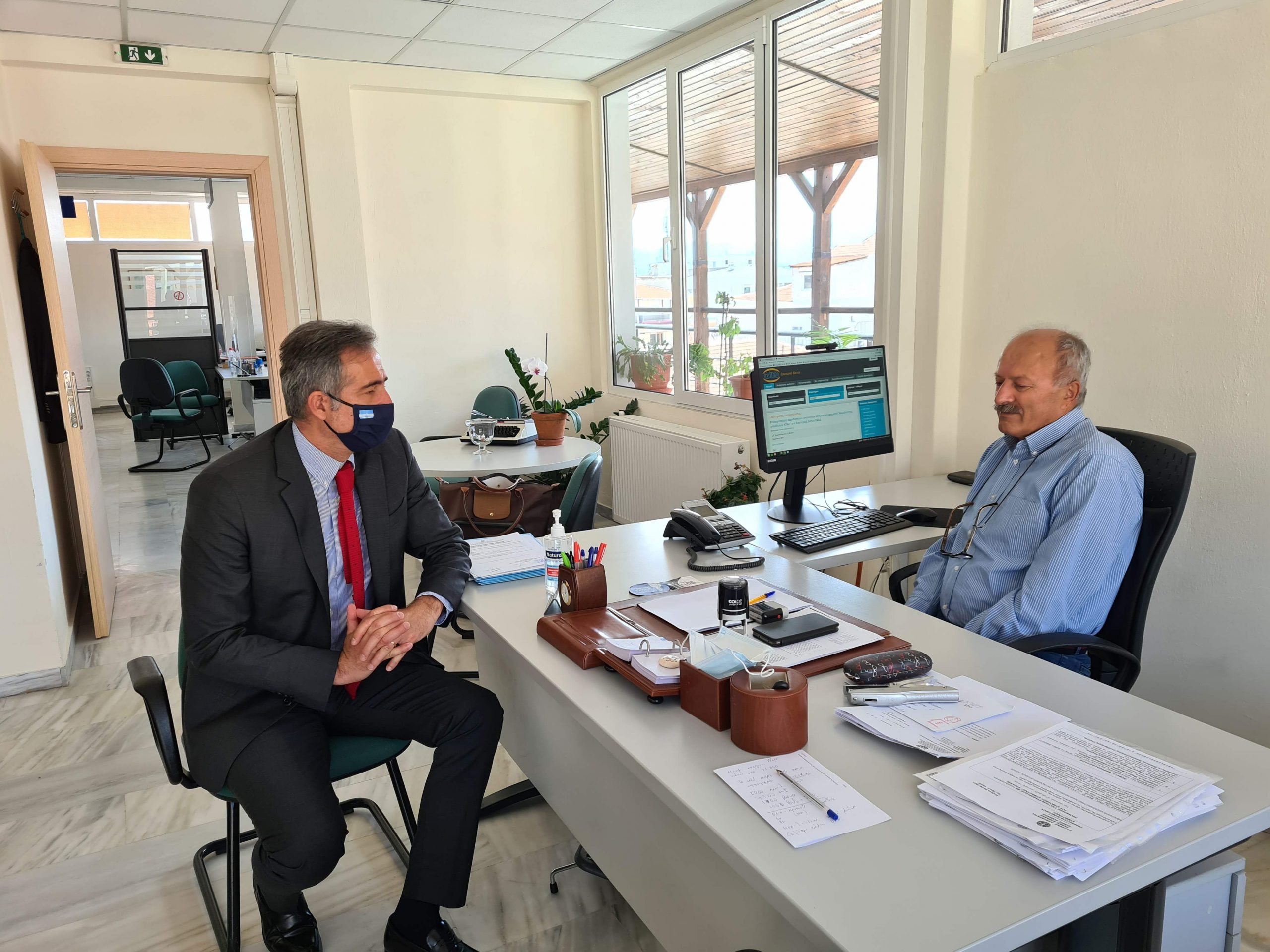 » Επίσκεψη του Βουλευτή Π.Ε Κοζάνης Στάθη Κωνσταντινίδη στον ΟΑΕΔ Κοζάνης