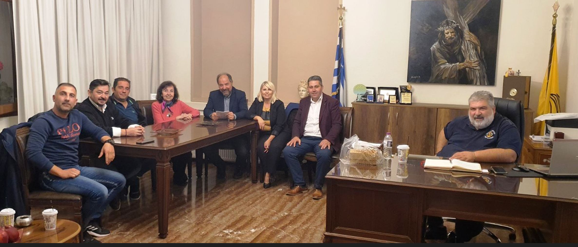 » Συνάντηση Δημάρχου Εορδαίας με τον Πρόεδρο και τα μέλη του συμβουλίου ...