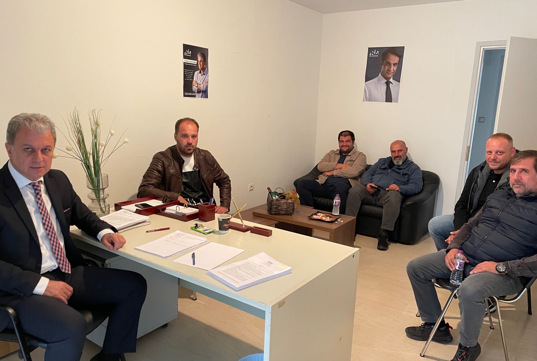 » Ο βουλευτής Κοζάνης Γιώργος Αμανατίδης στη συνάντηση με τον Αγροτικό ...