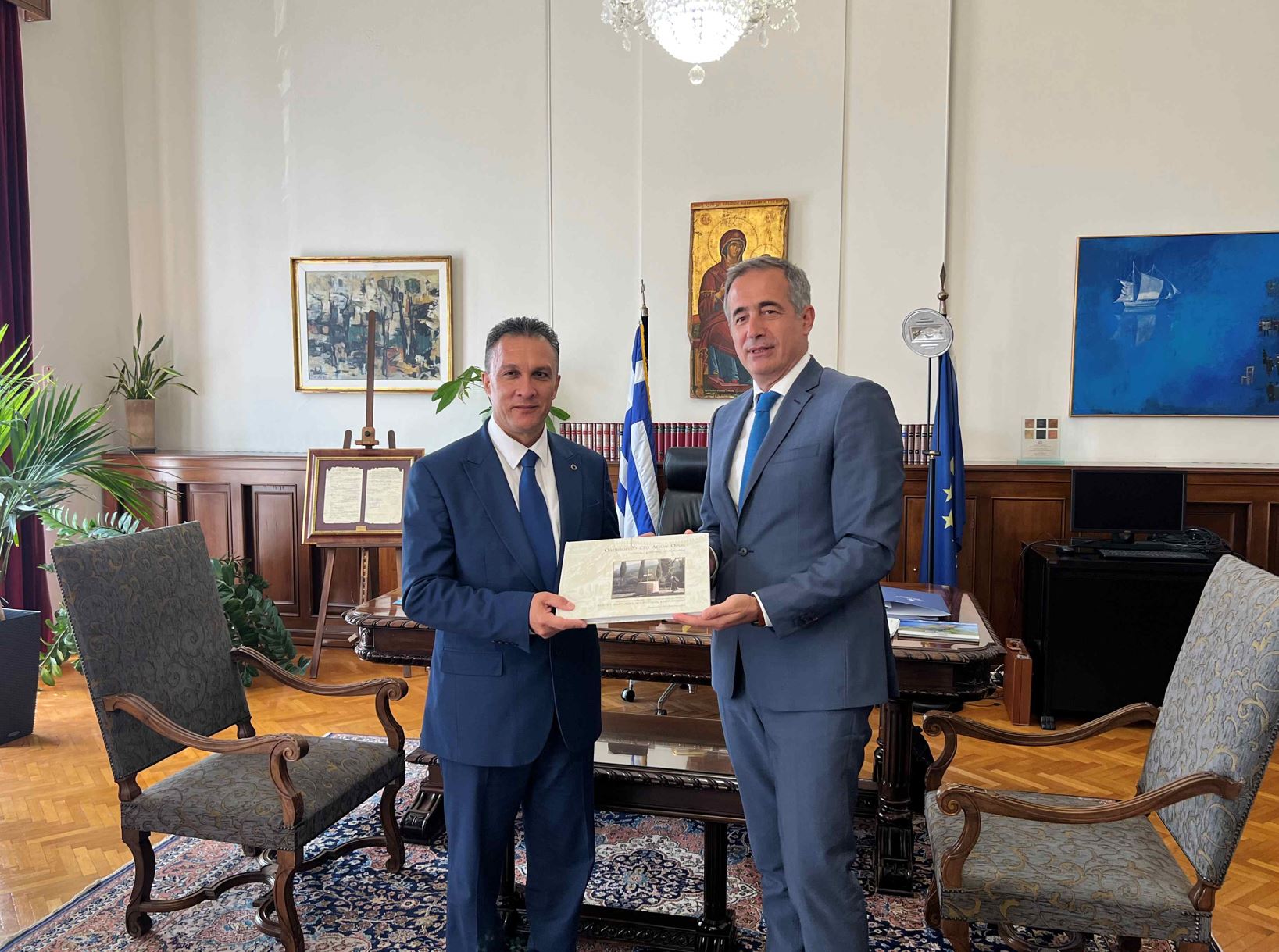 » Συνάντηση του κ. Στάθη Κωνσταντινίδη με τον Υπουργό Άμυνας της ...