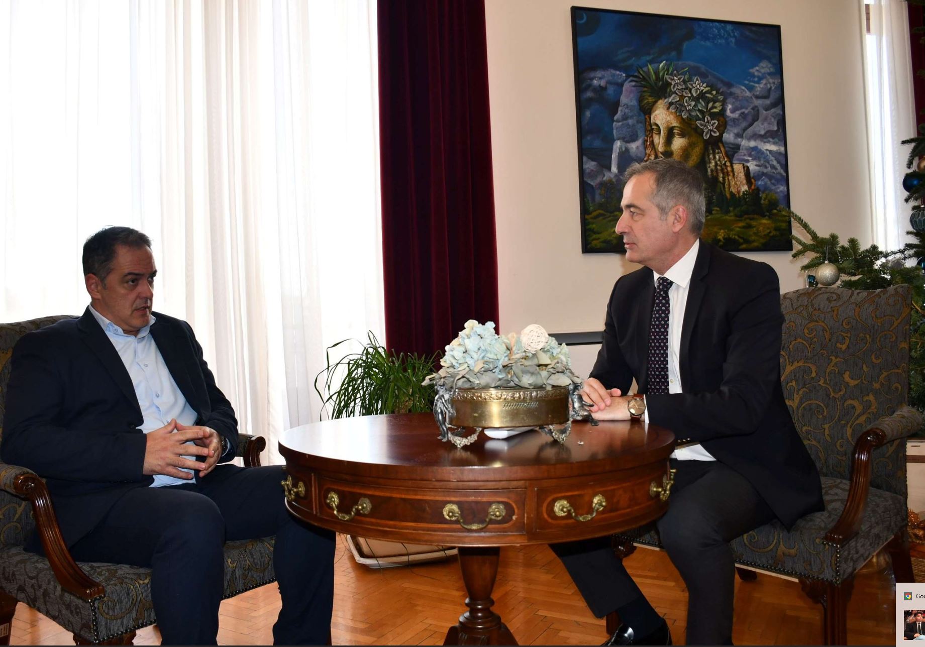 » Γιάννης Κοκκαλιάρης: «Σε άριστο κλίμα η συνάντηση με τον συντοπίτη ...