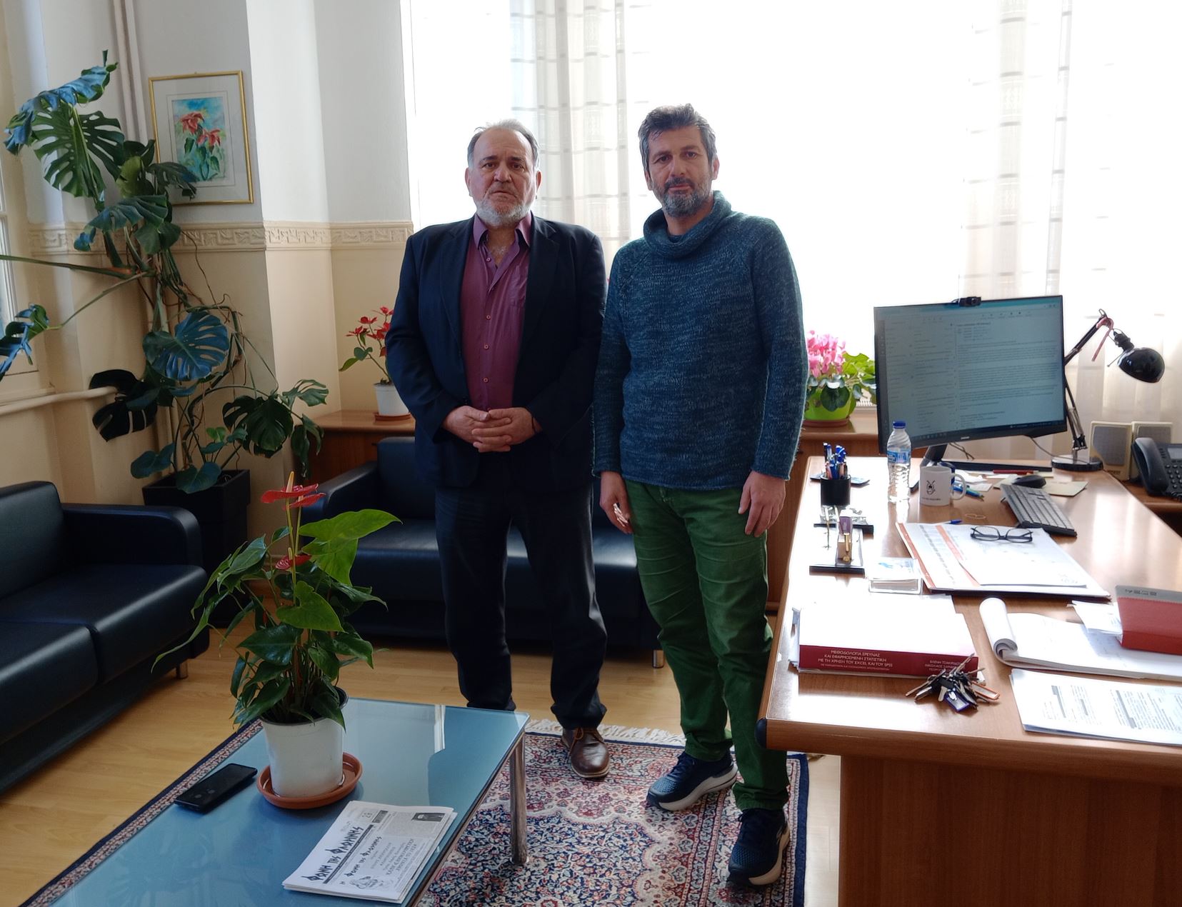 » Συνάντηση του Κοσμήτορα της Σχολής Γεωπονικών Επιστημών του ...